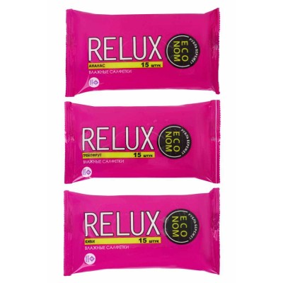 Влажные салфетки RELUX, ароматизированные, 15 шт купить по выгодной цене 0.98 р./шт. - влажные ...